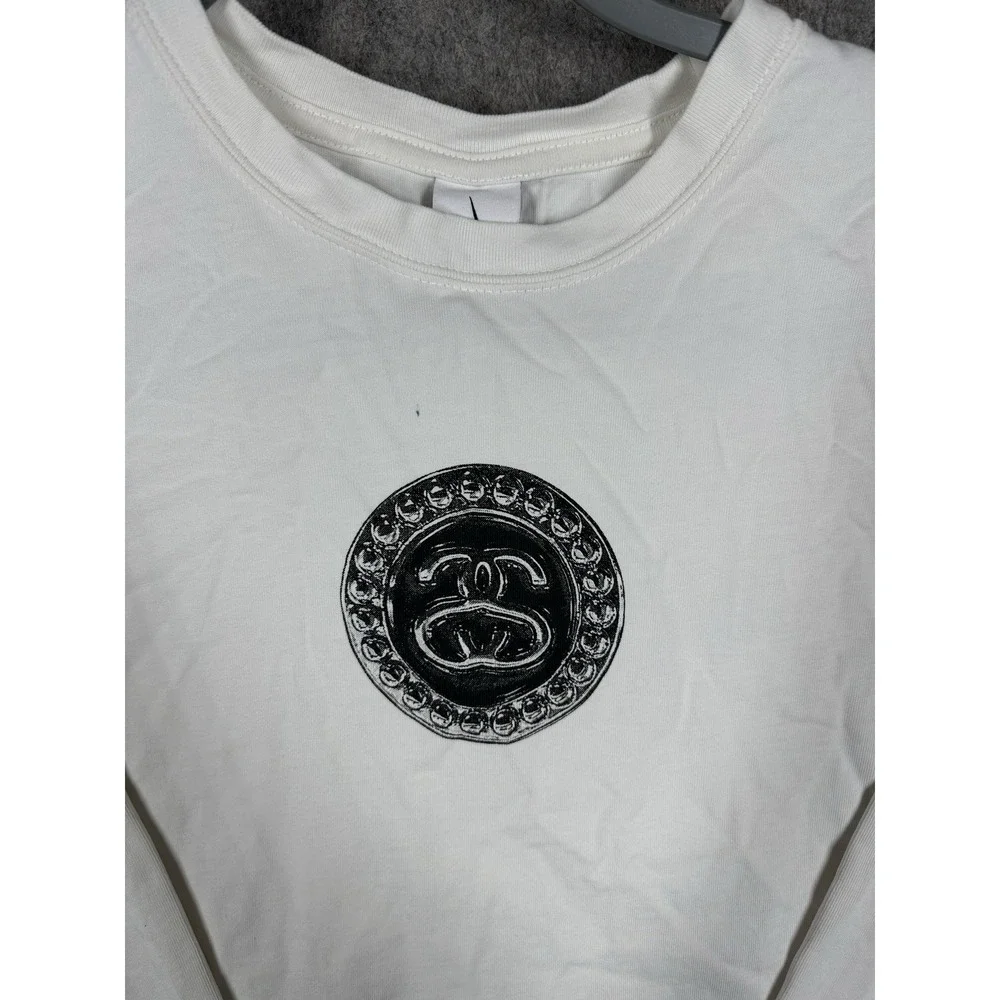 Nike | Shirts | Nike X Stussy Ss Link Logo Long Sleeve Shirt White S ...